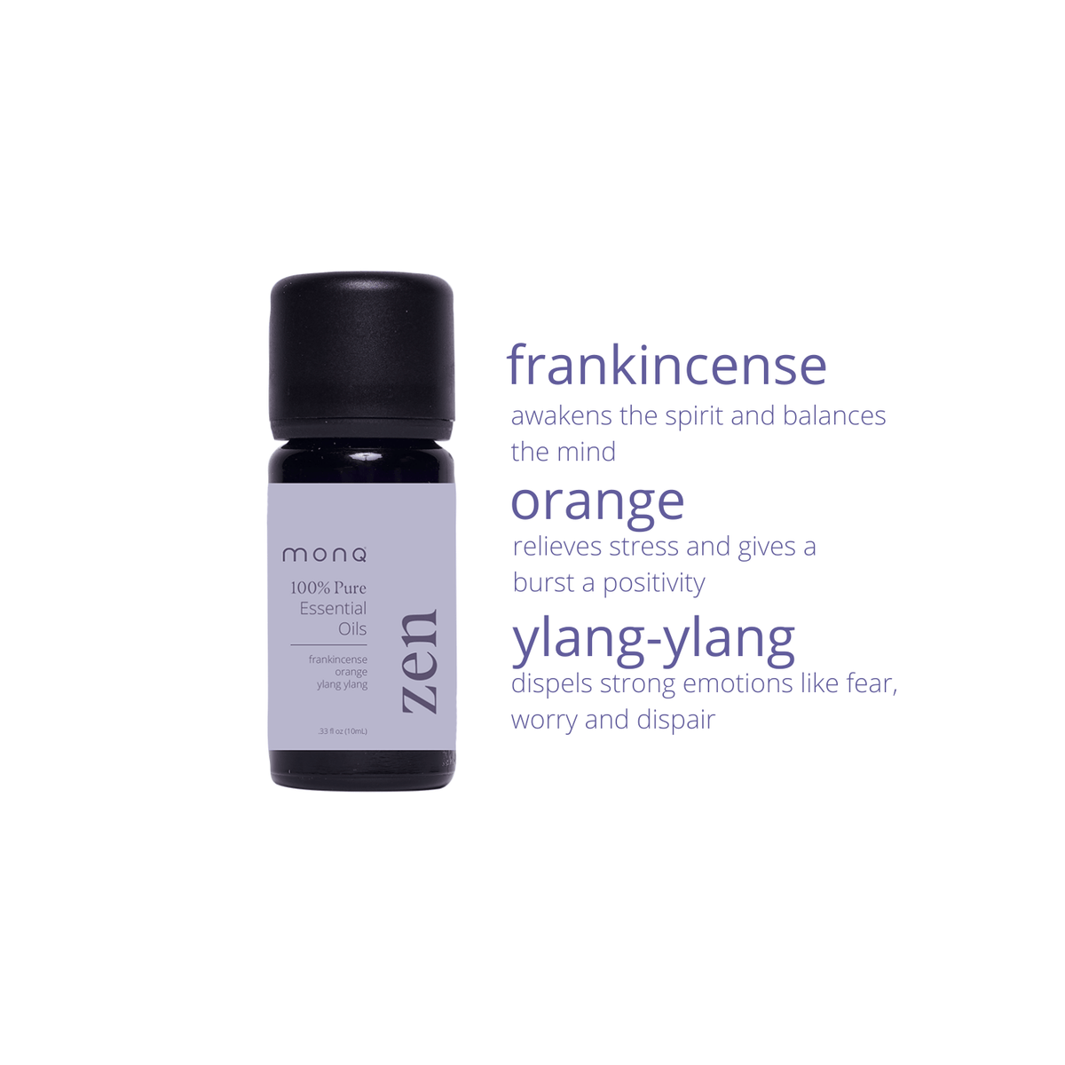 Zen Essential Oil Bottled Blend – MONQ